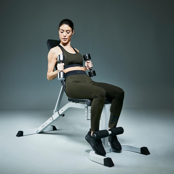 2w1 Ławka skośna regulowana + Modlitewnik - Gorilla Sports